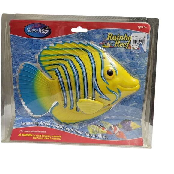 SwimWays | Toys | 204 Swimways Rainbow Reef Fish Pool Toy Yellow Fish ...